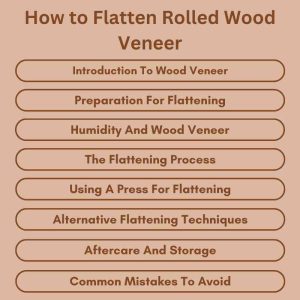 How to Flatten Rolled Wood Veneer: Quick & Easy Tips