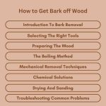 How to Get Bark off Wood: Easy & Effective Methods