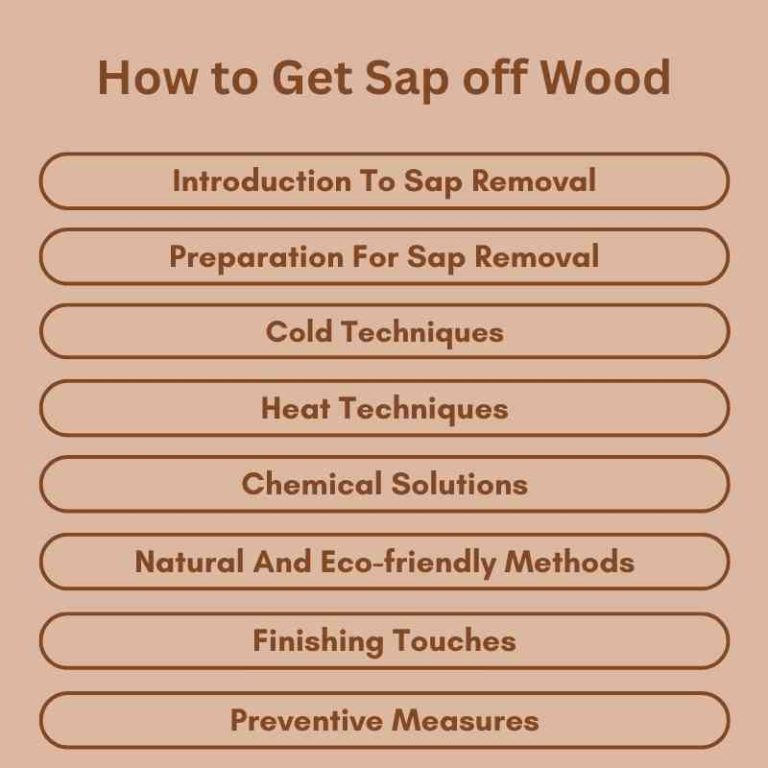 How to Get Sap off Wood: Quick & Easy Solutions