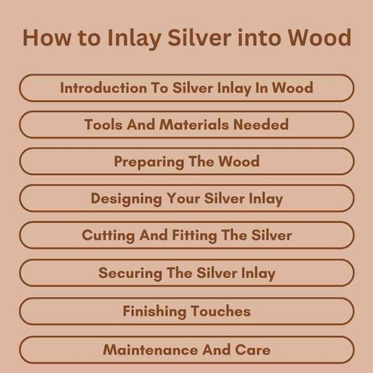 How to Inlay Silver into Wood: Masterful Craft Tips – Woodworking Advisor
