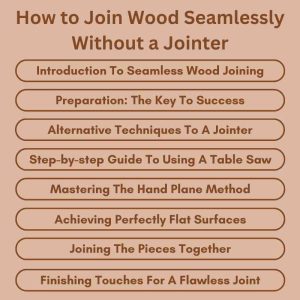 How to Join Wood Seamlessly Without a Jointer!