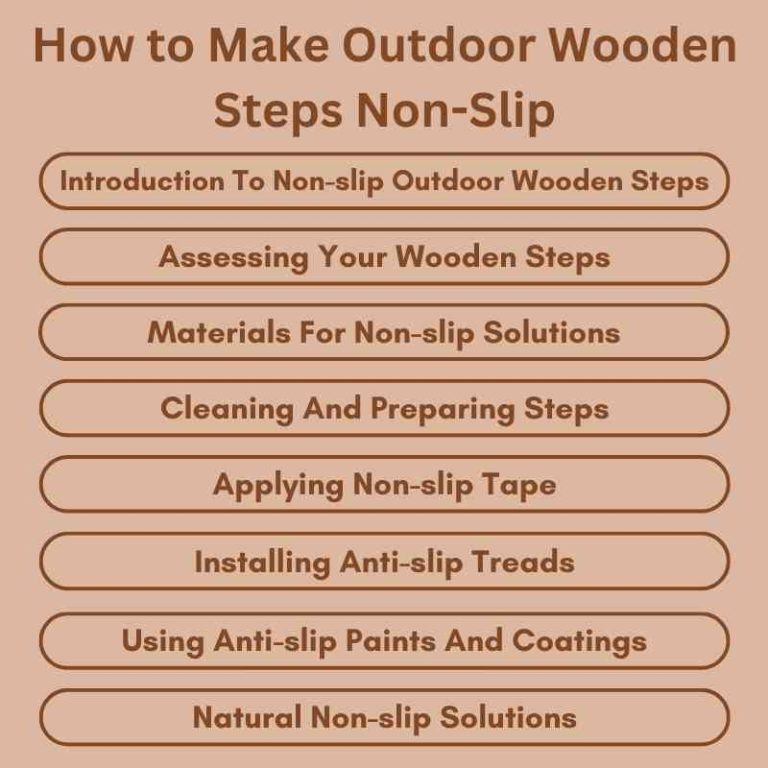 How to Make Outdoor Wooden Steps Non-Slip: Quick Tips