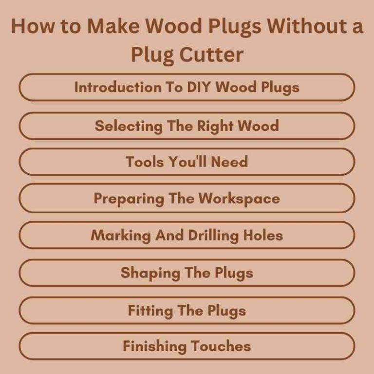 How to Make Wood Plugs Without a Plug Cutter: DIY Secrets