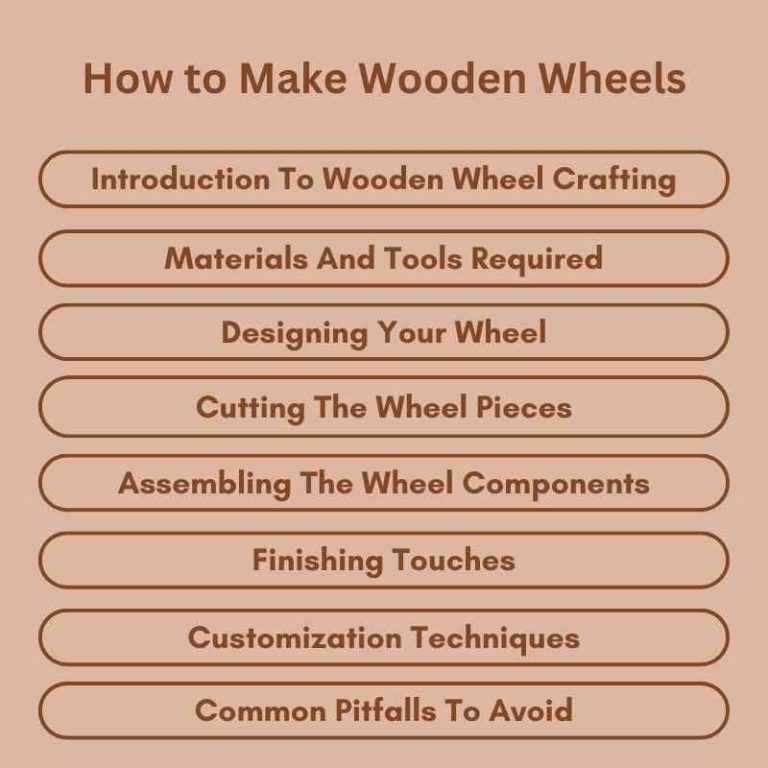 How to Make Wooden Wheels: A DIY Guide for Crafters – Woodworking Advisor