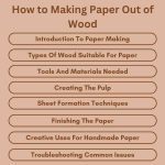 How to Making Paper Out of Wood: A DIY Guide