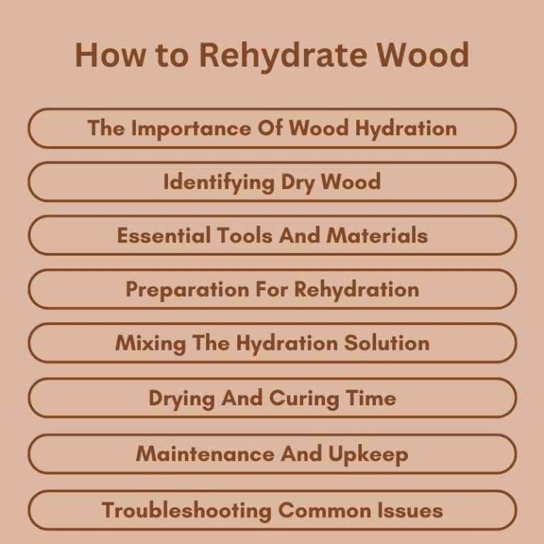 How to Rehydrate Wood: A Step-by-Step Revival Guide