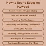 How to Round Edges on Plywood: A DIY Guide