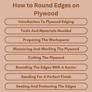 How to Round Edges on Plywood: A DIY Guide