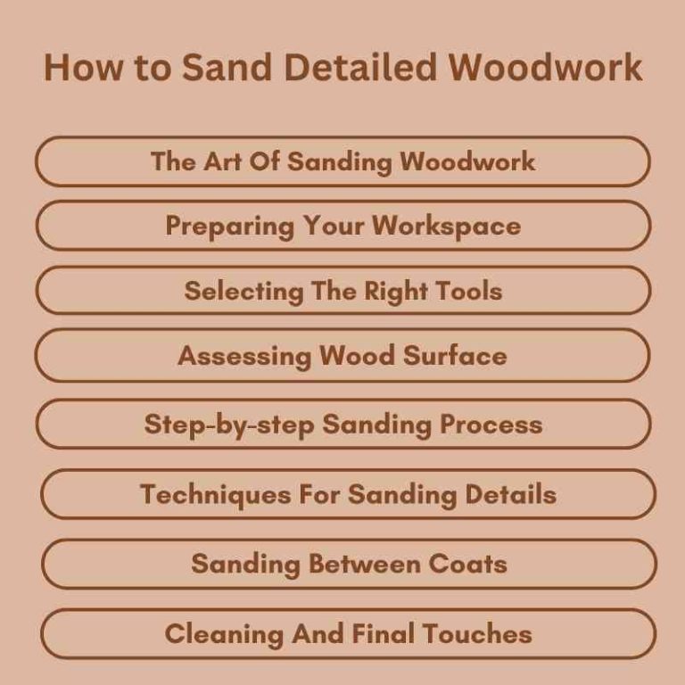 How to Sand Detailed Woodwork: Expert Tips & Tricks