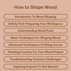 How to Shape Wood: Crafting Curves with Ease