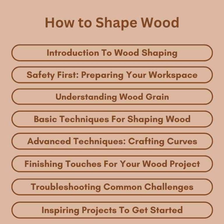 How to Shape Wood: Crafting Curves with Ease