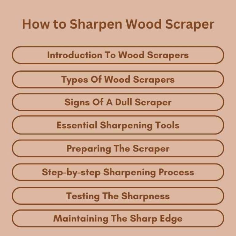 How to Sharpen Wood Scraper: Quick & Easy Guide
