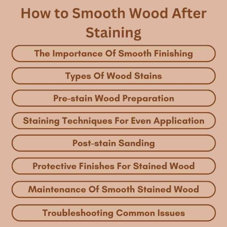 How to Smooth Wood After Staining: Pro Tips & Tricks