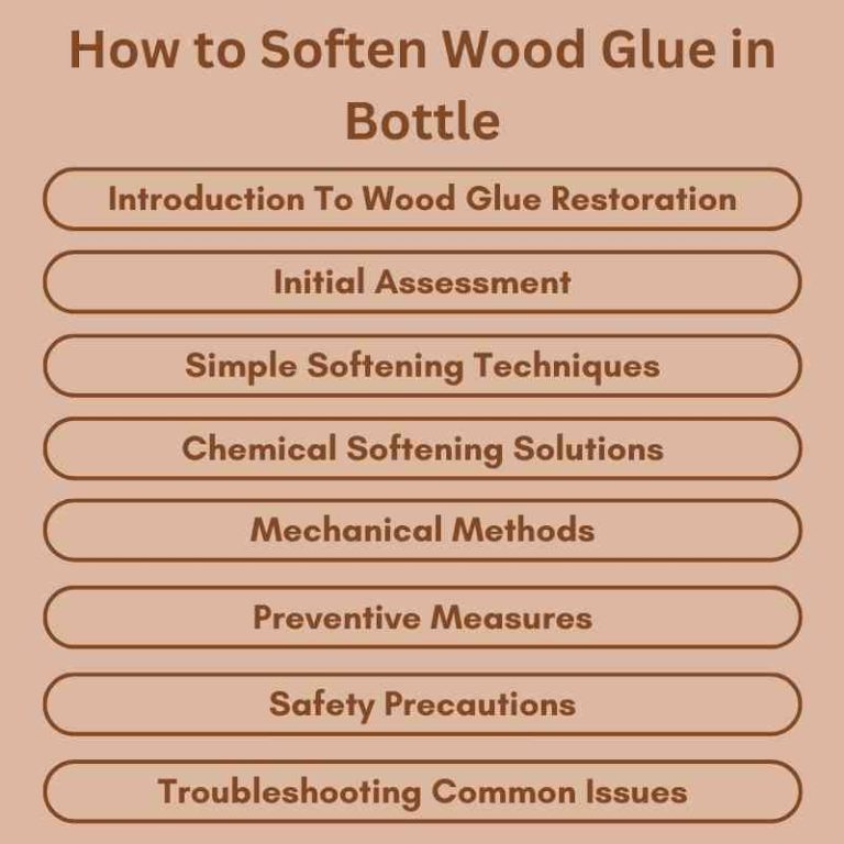 How to Soften Wood Glue in Bottle: Quick Fixes!