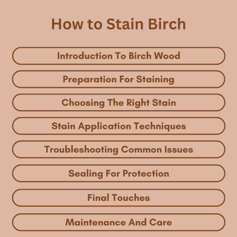How to Stain Birch: Achieve Flawless Finish Easily!