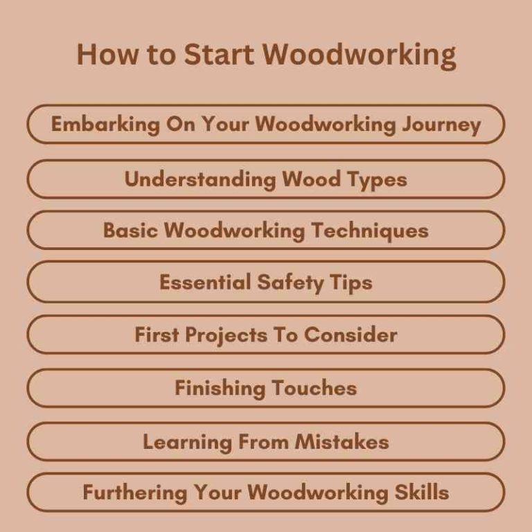 How to Start Woodworking: A Beginner's Blueprint