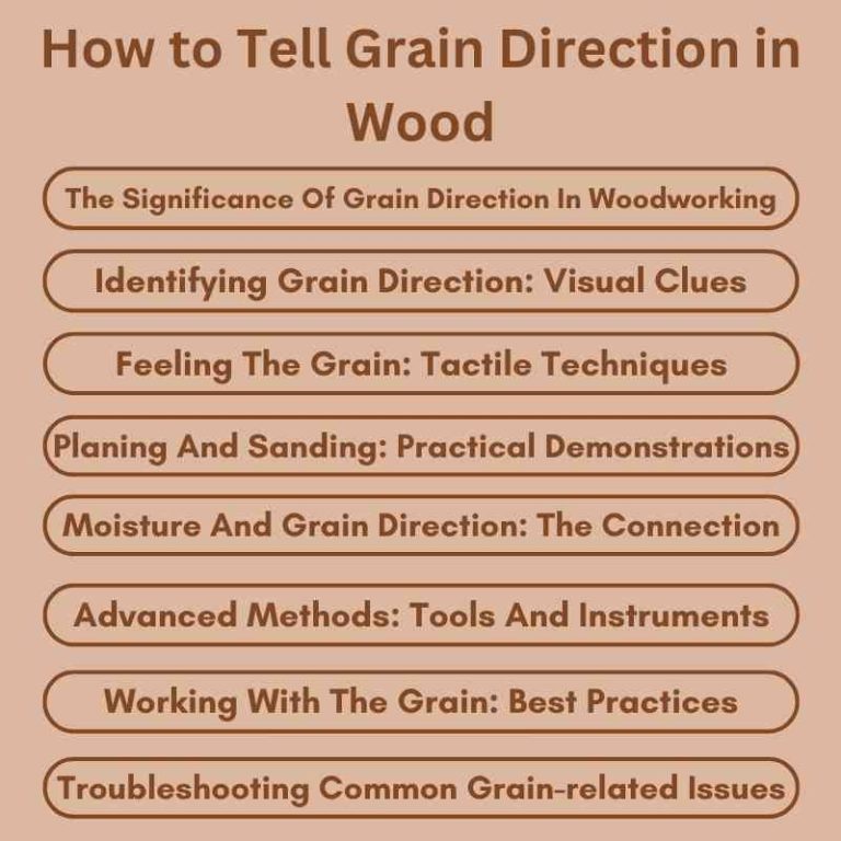 How to Tell Grain Direction in Wood: Expert Tips
