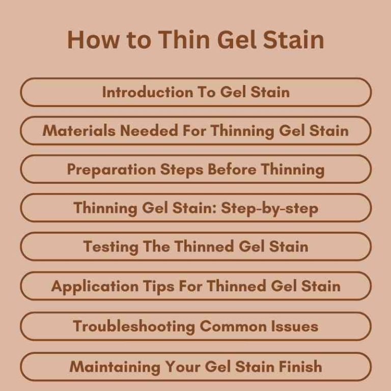 How to Thin Gel Stain: Quick & Easy DIY Guide
