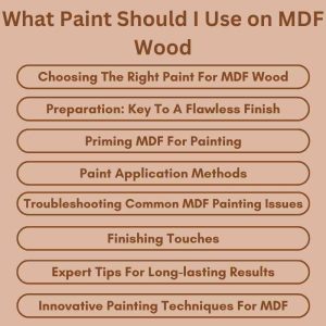What Paint Should I Use on MDF Wood: Expert Tips Revealed