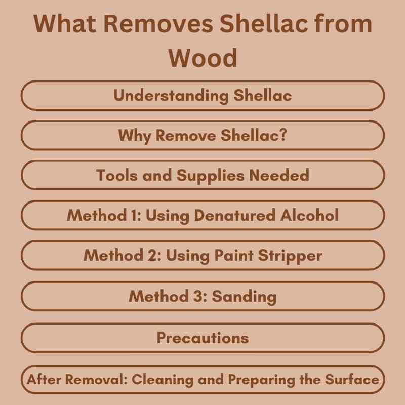 What Removes Shellac from Wood: Proven Solutions