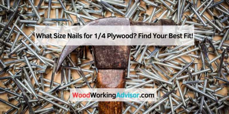 What Size Nails for 1/4 Plywood? Find Your Best Fit!