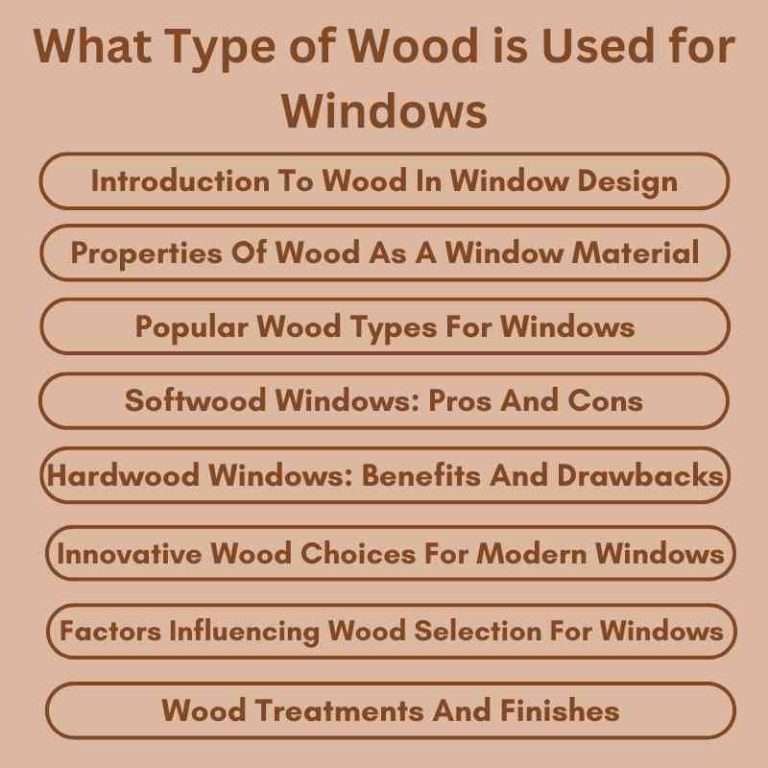 What Type of Wood is Used for Windows: Best Choices Revealed