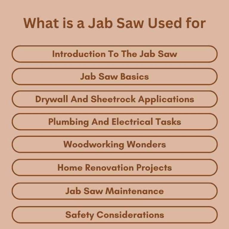 What is a Jab Saw Used for? Unlocking Its Versatile Uses