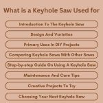 What is a Keyhole Saw Used for? Unlocking DIY Secrets!