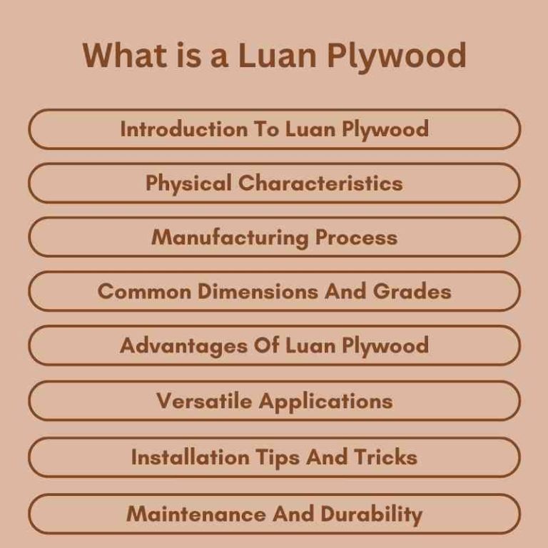 What is a Luan Plywood? Unlocking Its Versatile Uses