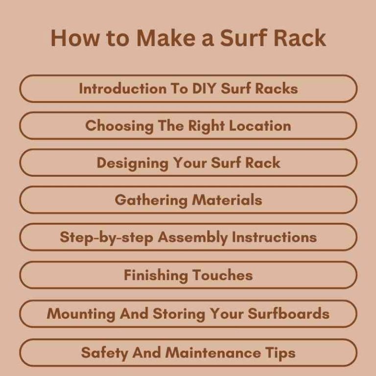 How to Make a Surf Rack: Easy DIY Guide for Surfers