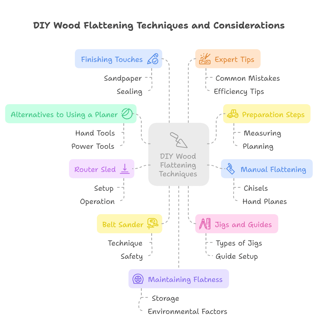 How to Make Wood Flat Without a Planer: DIY Mastery