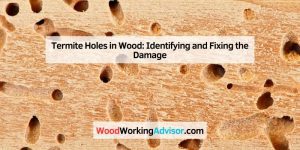 Termite Holes in Wood: Identifying and Fixing the Damage – Woodworking ...