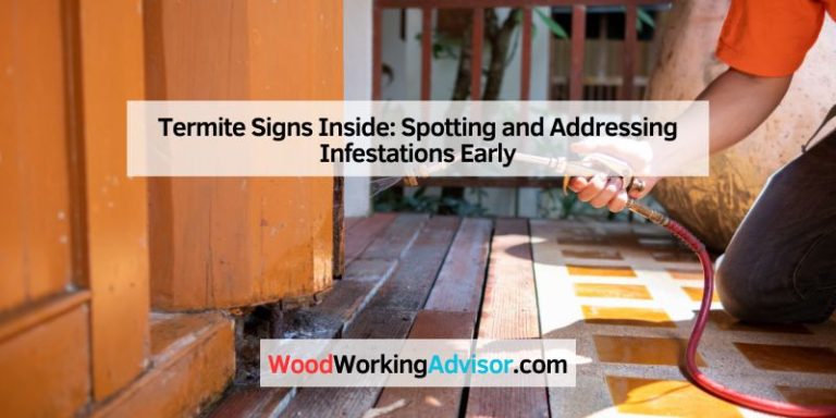 Termite Signs Inside: Spotting and Addressing Infestations Early