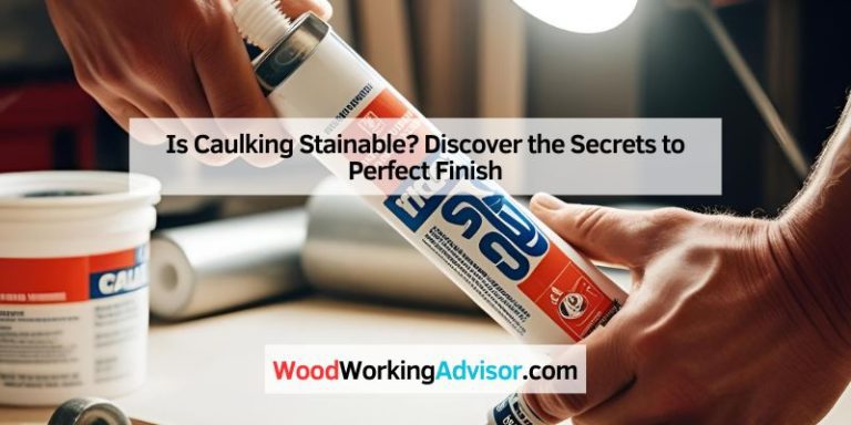 Is Caulking Stainable? Discover the Secrets to Perfect Finish
