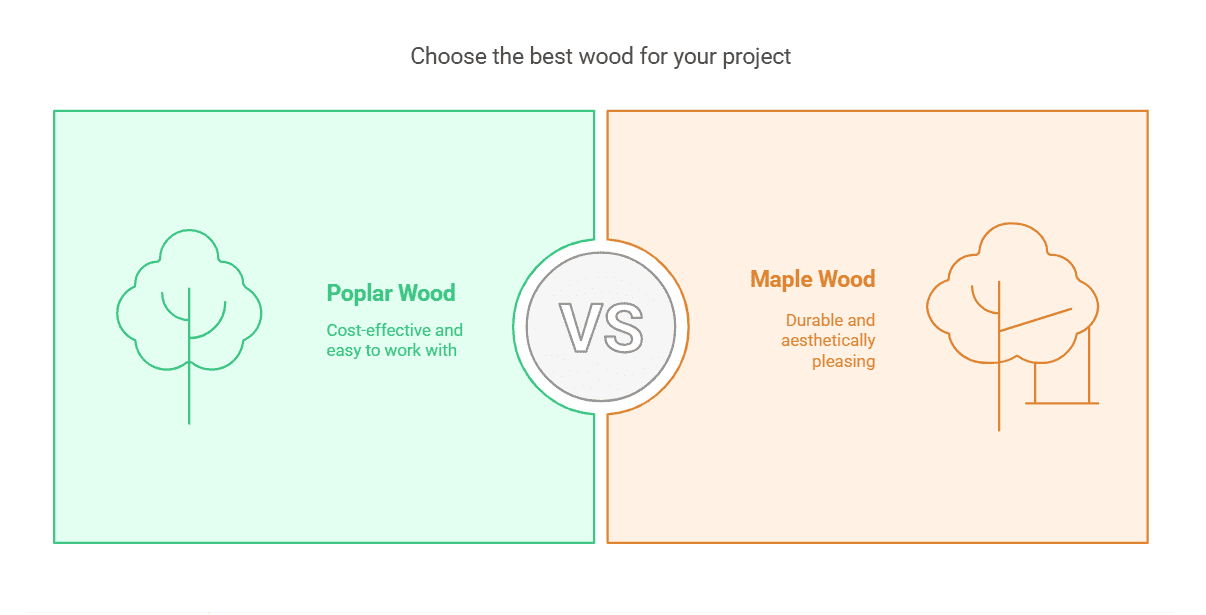Poplar Wood Vs Maple: Which is Best for Your Project?