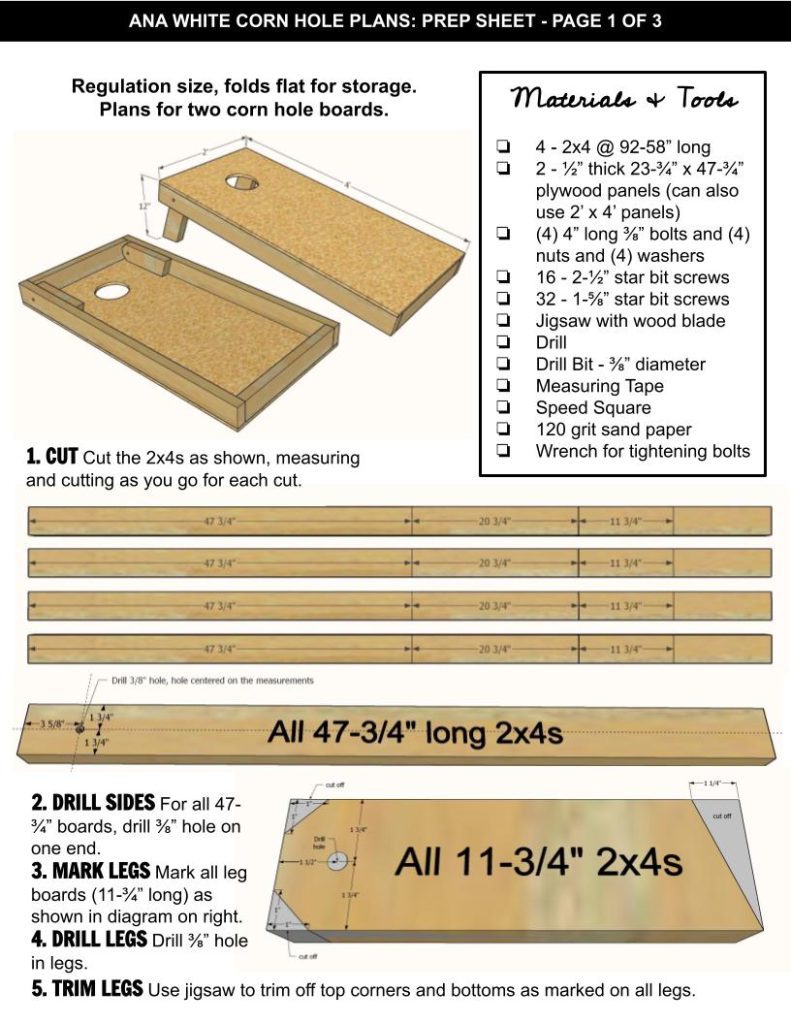 Plans How to Make Corn Horn Boards: Step-by-Step Guide