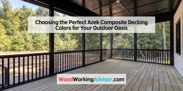 Choosing the Perfect Azek Composite Decking Colors for Your Outdoor Oasis