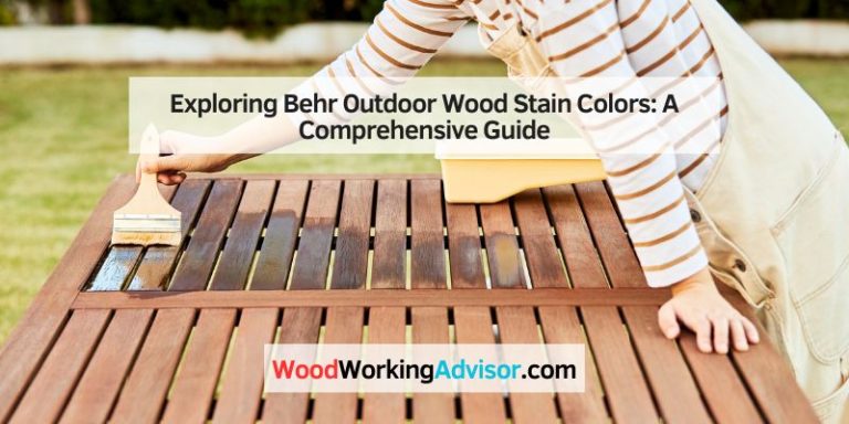 Exploring Behr Outdoor Wood Stain Colors: A Comprehensive Guide