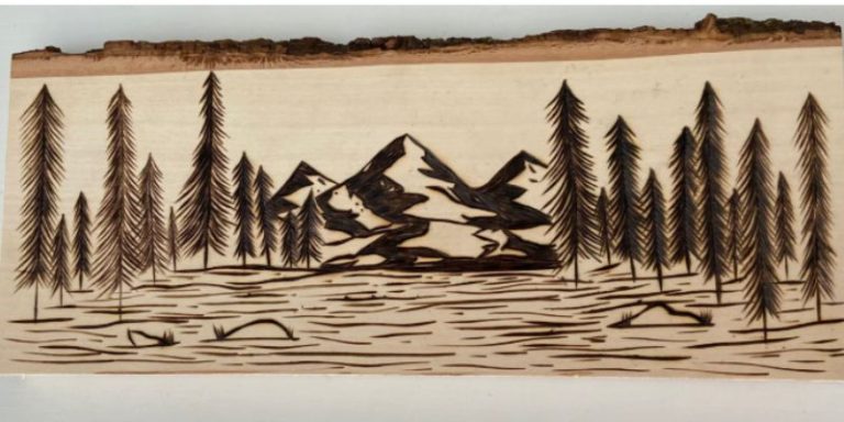 Exploring the Art of Mountain Wood Burning Patterns: A Comprehensive Guide