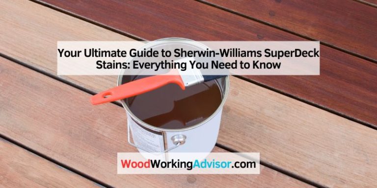 Your Ultimate Guide to Sherwin-Williams SuperDeck Stains: Everything ...
