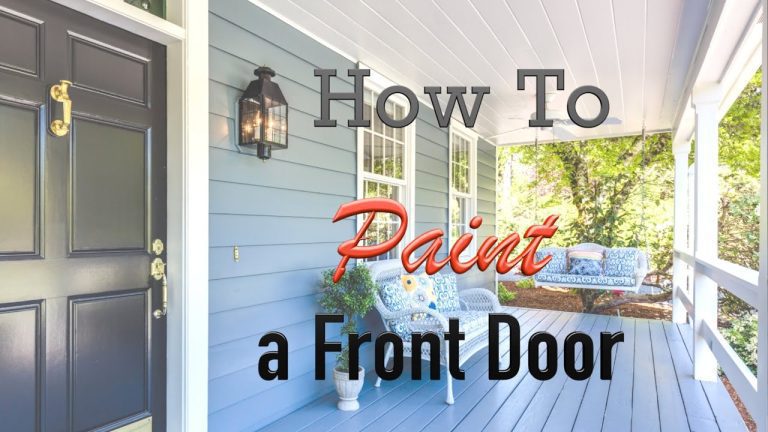 How to Paint Metal Front Door Without Removing It: Easy Guide