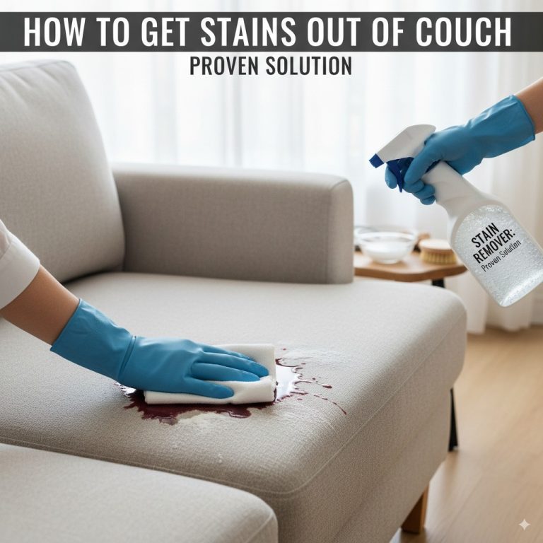 How to Get Stains OUT of Couch: proven solution
