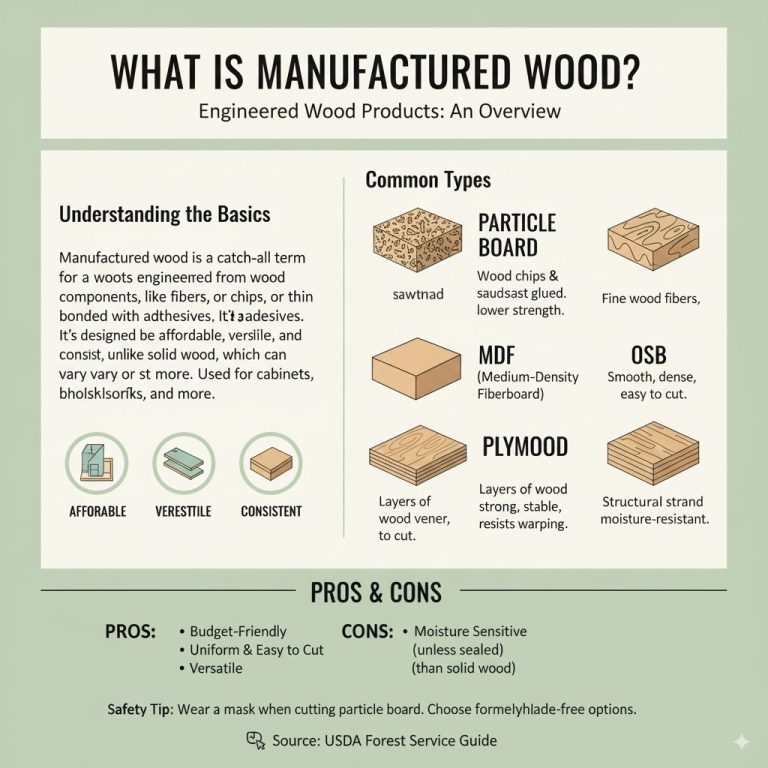 Manufactured Wood vs. Particle Board: Unpacking the Differences