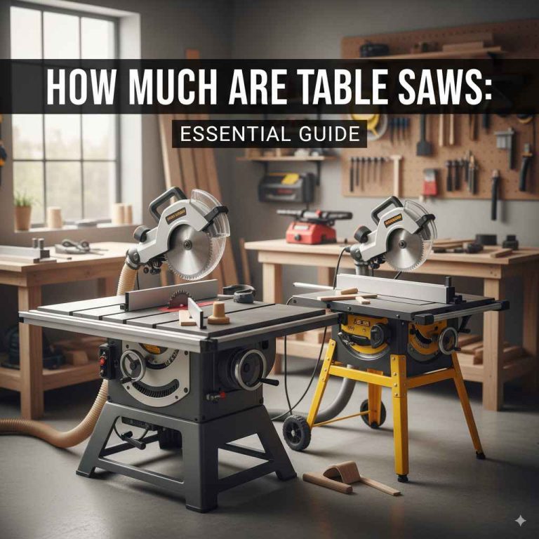 How Much Are Table Saws: Essential Guide