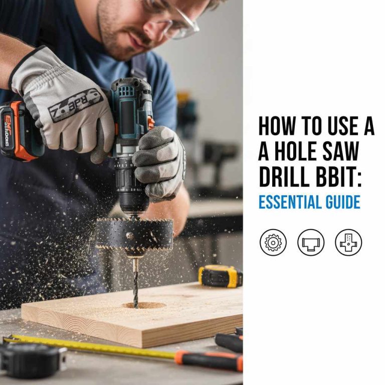 How To Use A Hole Saw Drill Bit: Essential Guide