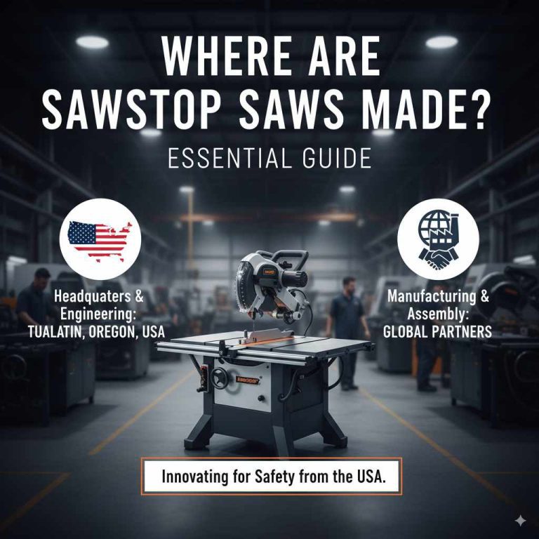 Where Are Sawstop Saws Made: Essential Guide