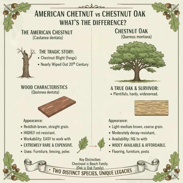 American Chestnut vs Chestnut Oak: Essential Guide