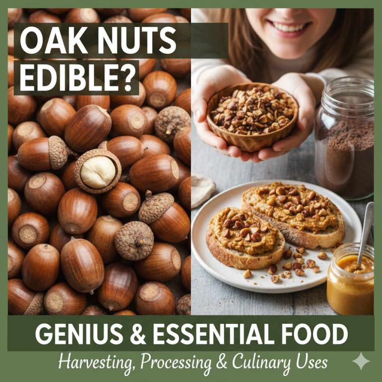 Are Oak Nuts Edible: Genius & Essential Food