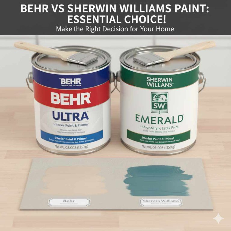 Behr vs Sherwin Williams Paint: Essential Choice!