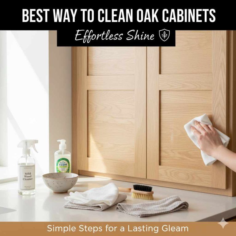 Best Way to Clean Oak Cabinets: Effortless Shine